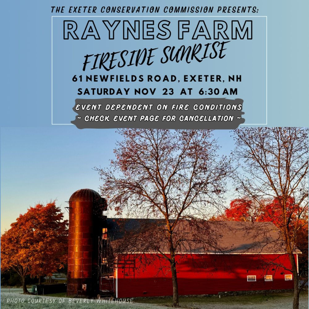 Raynes Farm Fireside Sunrise | Town of Exeter New Hampshire Official ...
