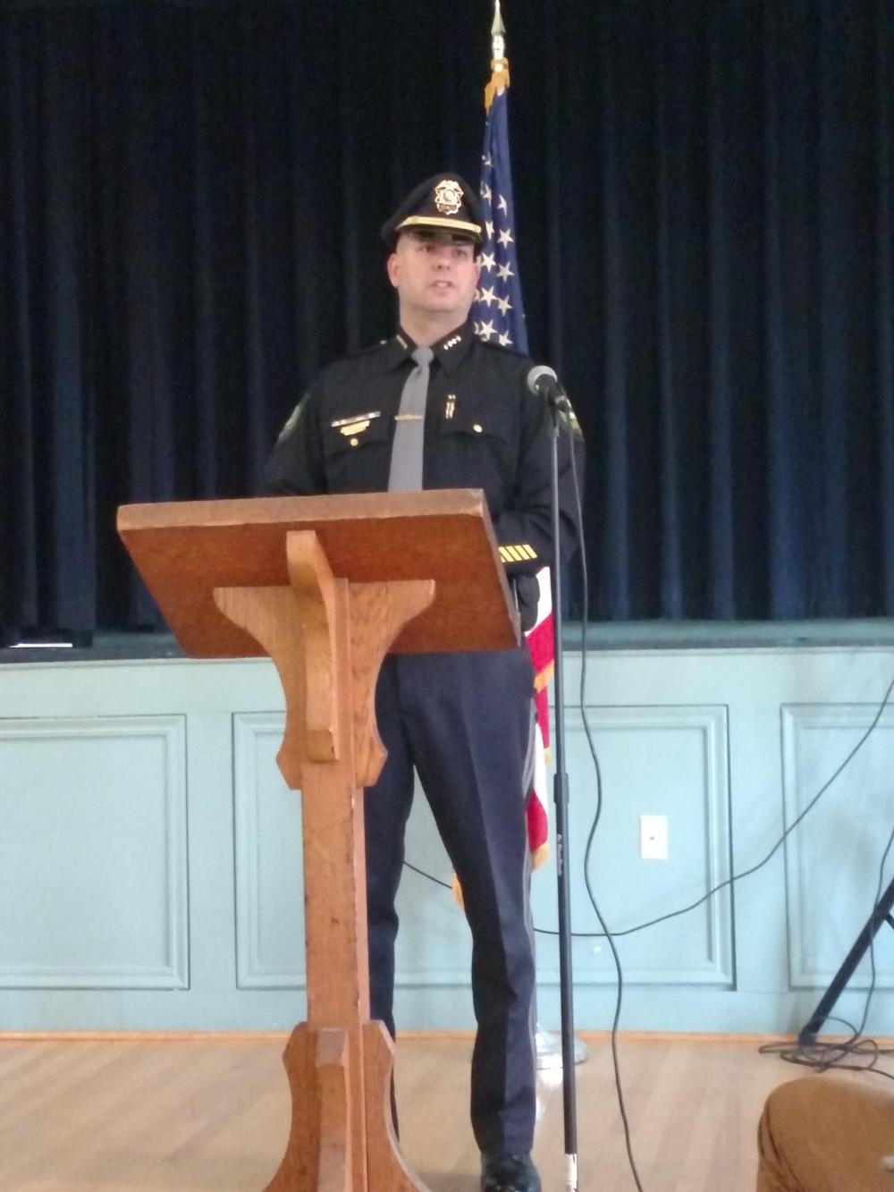Stephan Poulin Sworn In As Chief of Police | Town of Exeter New ...